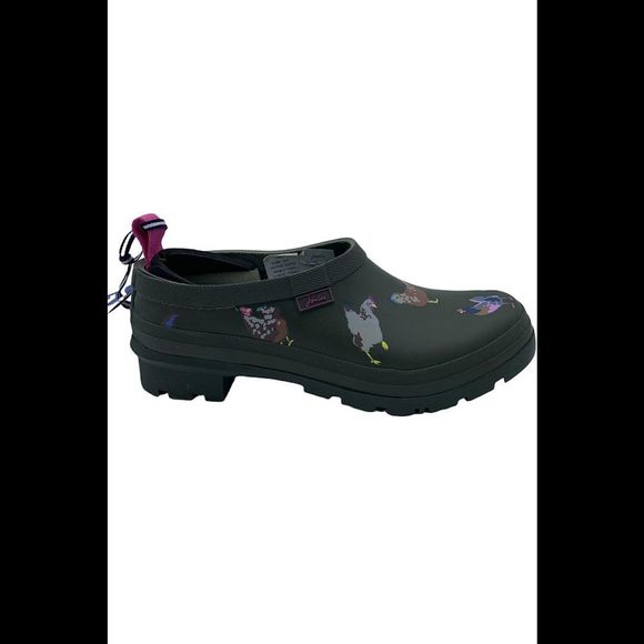 Joules | Shoes | Joules Slip On Welly Clogs Pop On Khaki Chicken Medium ...